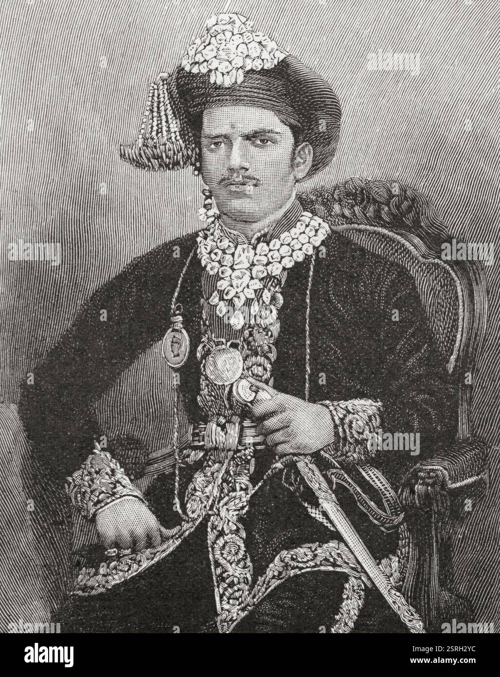 Old vintage photo of Sayajirao Gaekwad III Stock Photo - Alamy