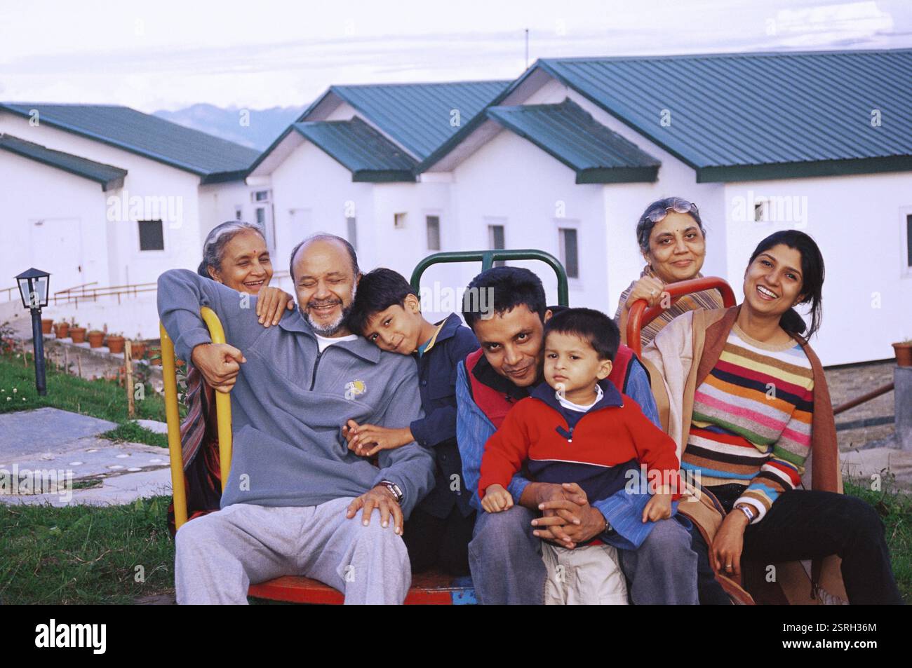 Joint family, India MR Stock Photo - Alamy