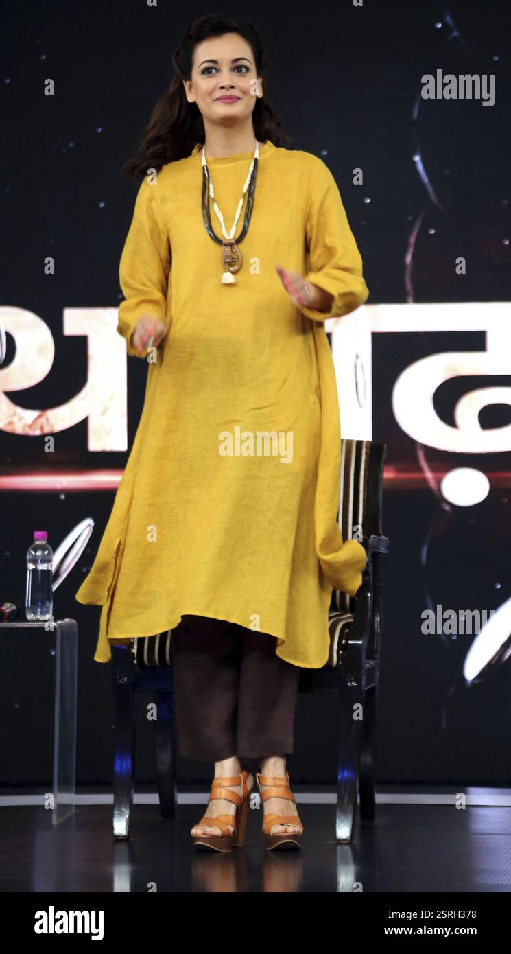 Bollywood actor Diya Mirza during the NDTV Youth for change on the ...