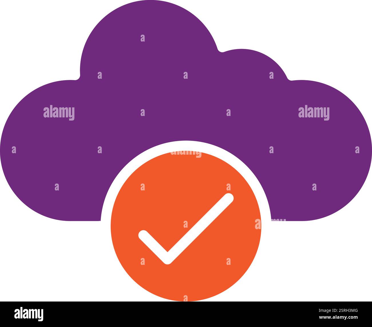 Cloud check logo hi-res stock photography and images - Alamy