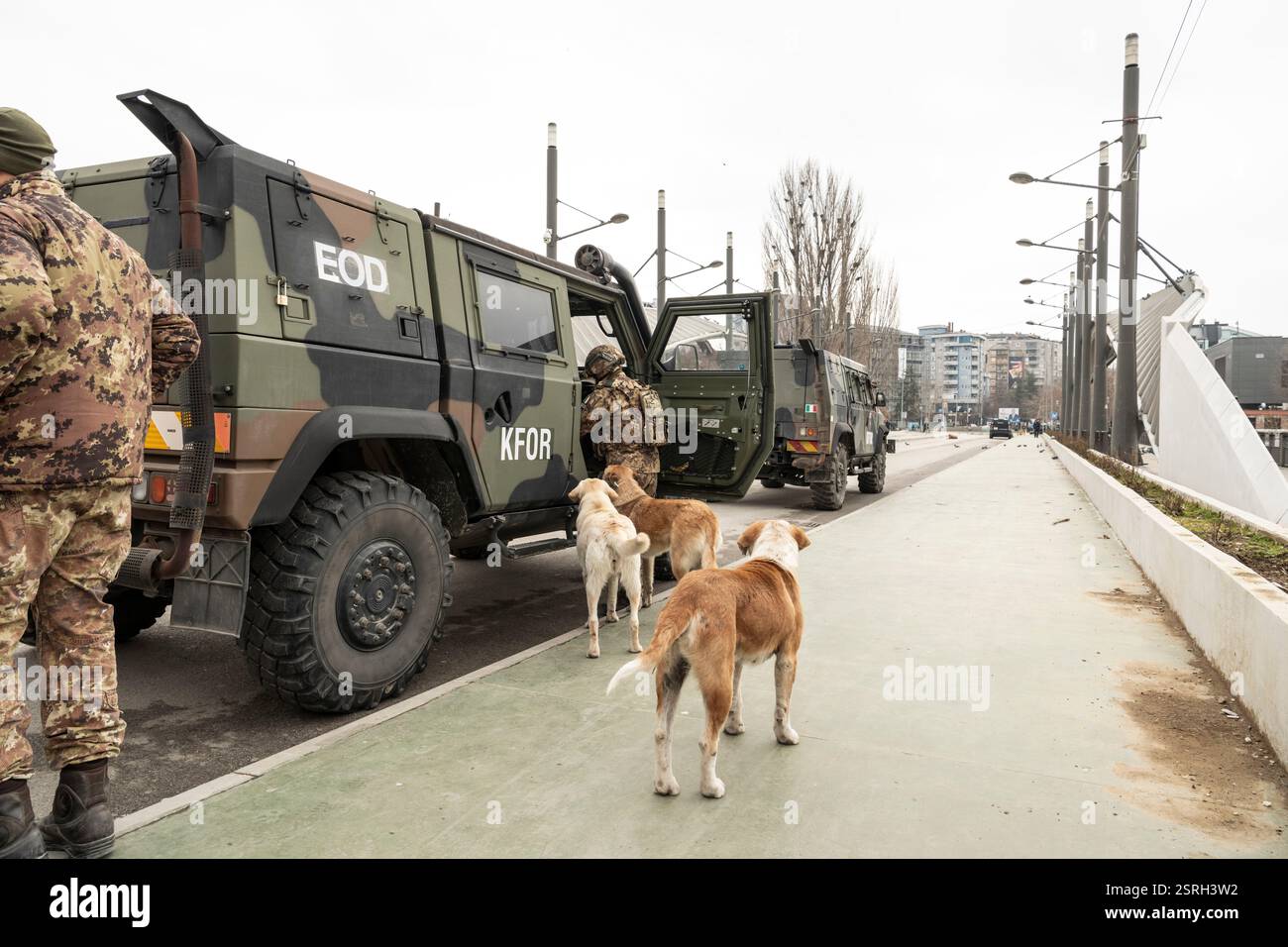 North Mitrovica, Mitrovica, Kosovo. 14th Feb, 2025. KFOR is a NATO-led ...