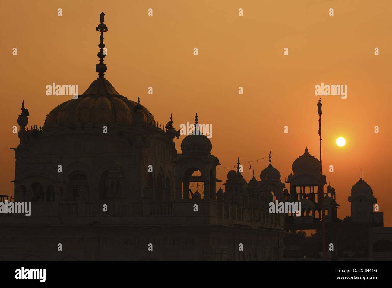 Domes of Gurudwara Hazoor Sahib SachKhand at Nanded Maharashtra India ...