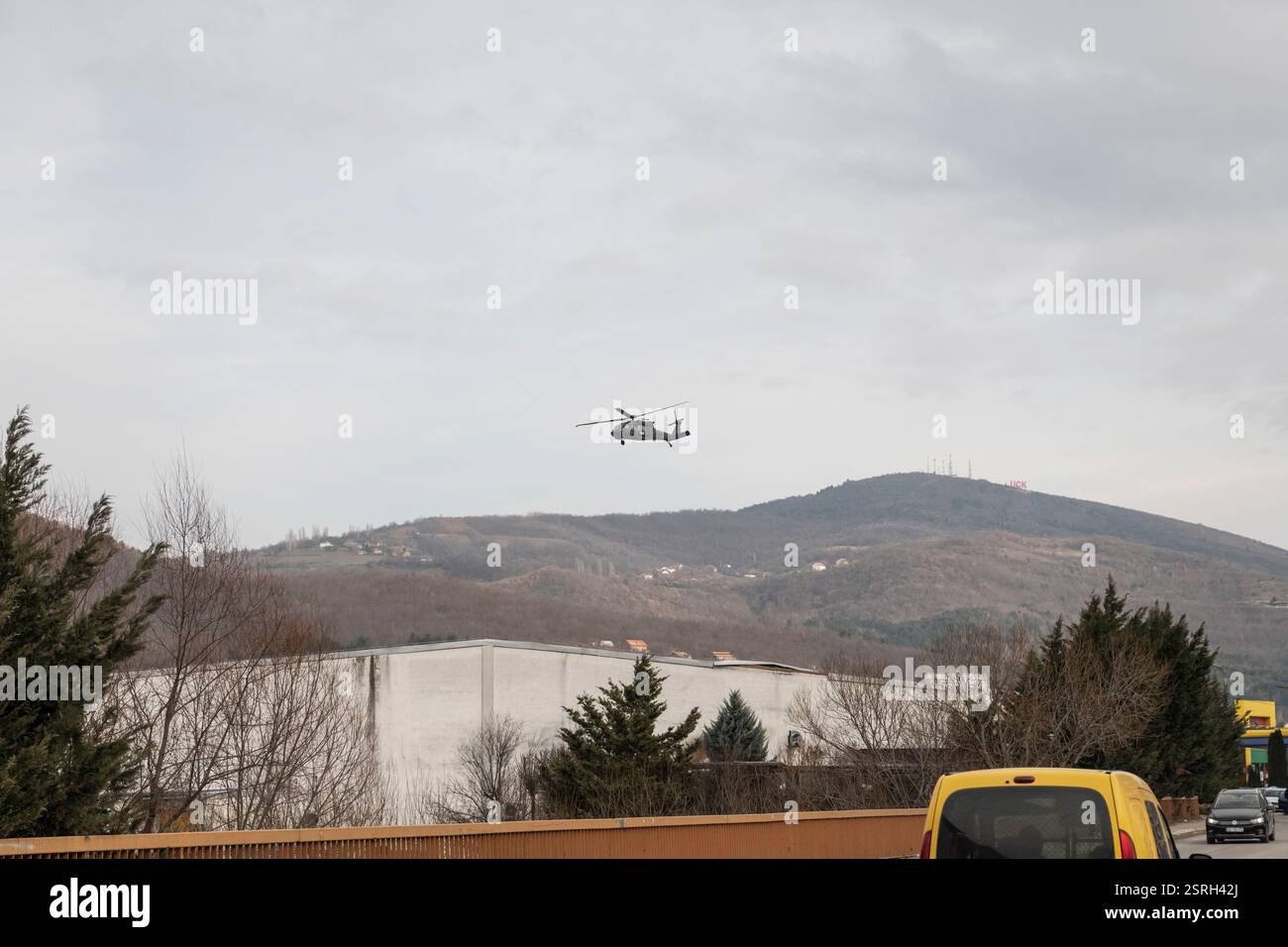 February 14, 2025, North Mitrovica, Mitrovica, Kosovo: KFOR is a NATO ...