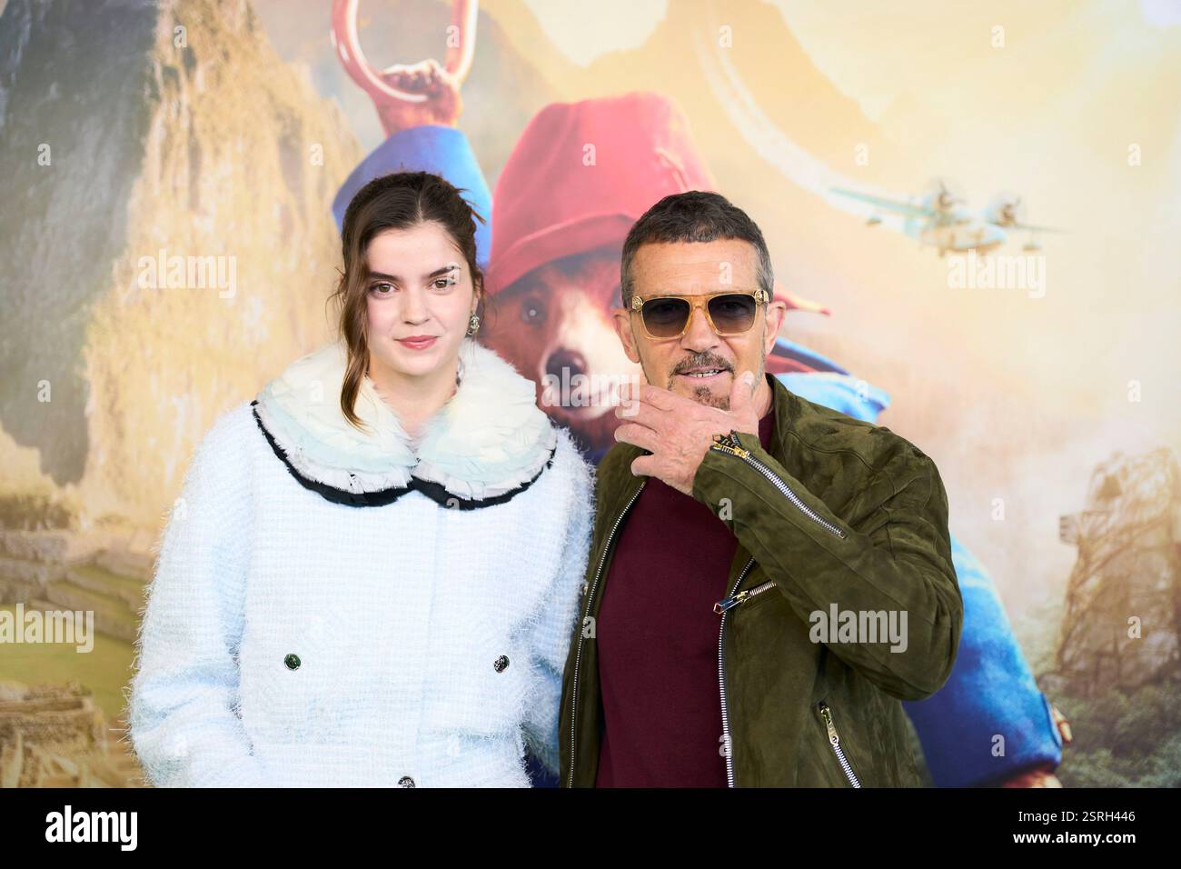 Madrid, Spain. , . Antonio Banderas, Clara Tous attends ‘Paddington in ...