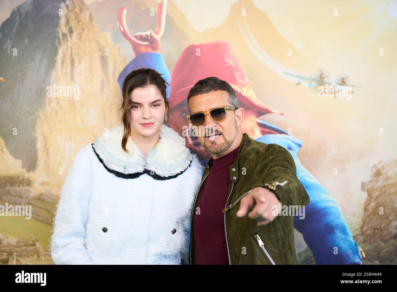 Madrid, Spain. , . Antonio Banderas, Clara Tous attends ‘Paddington in ...