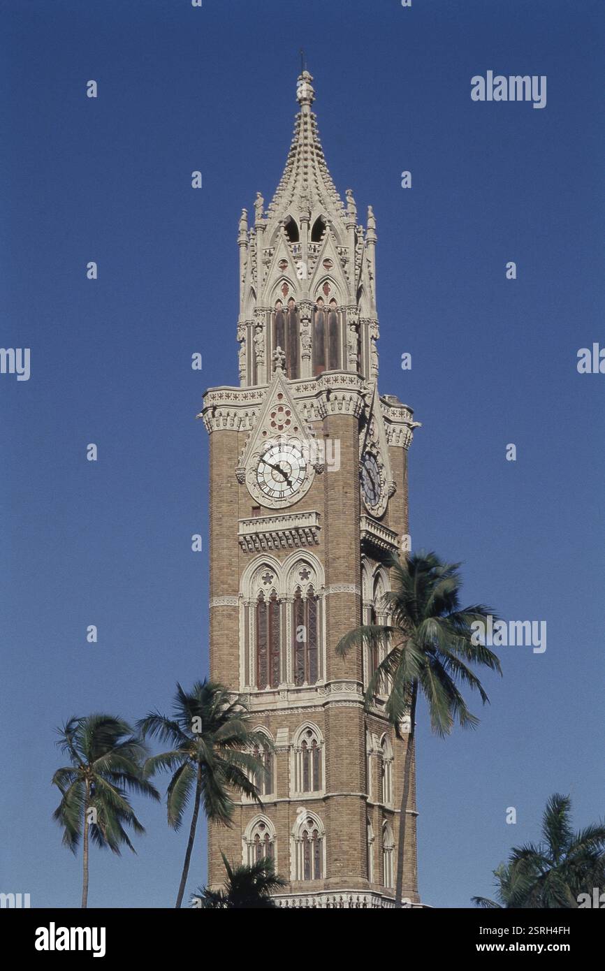 Rajabai Clock Tower in Mumbai, Maharashtra, India, Asia Stock Photo - Alamy
