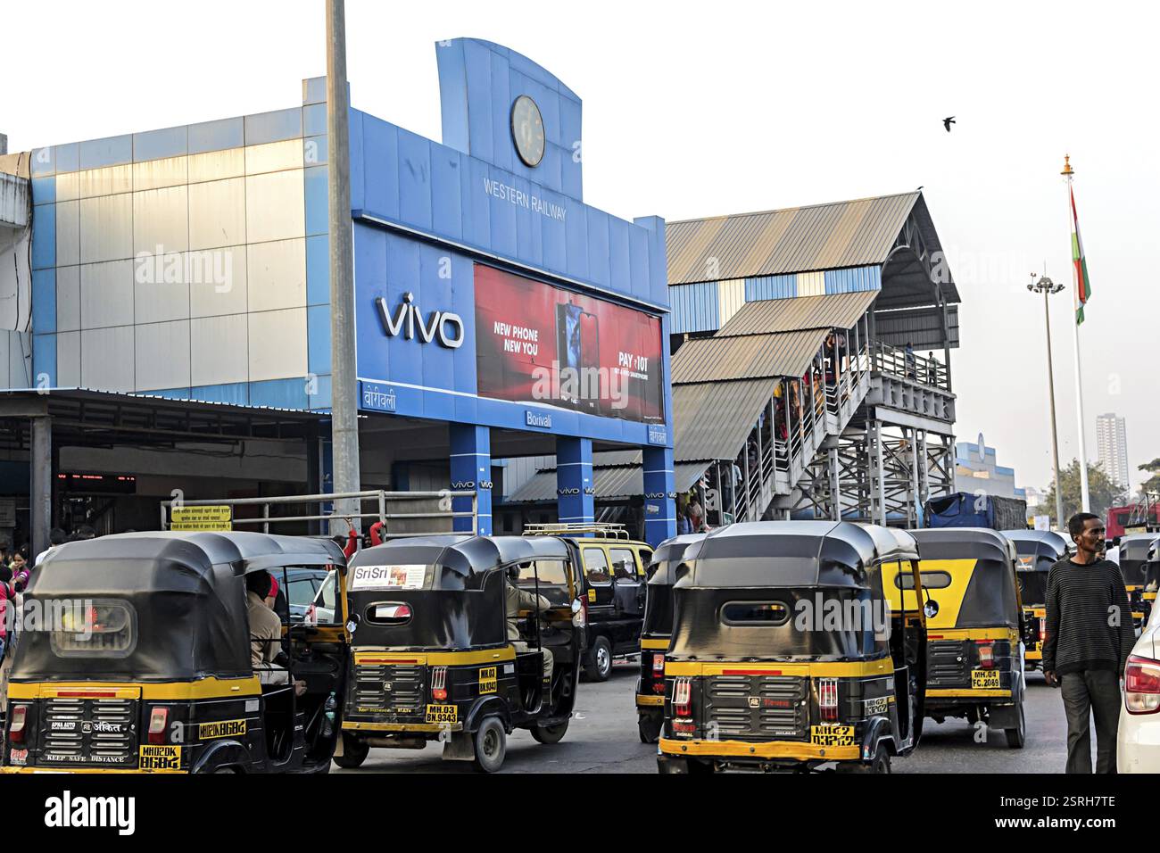 Borivali Railway Station road entry, Mumbai, Maharashtra, India, Asia ...