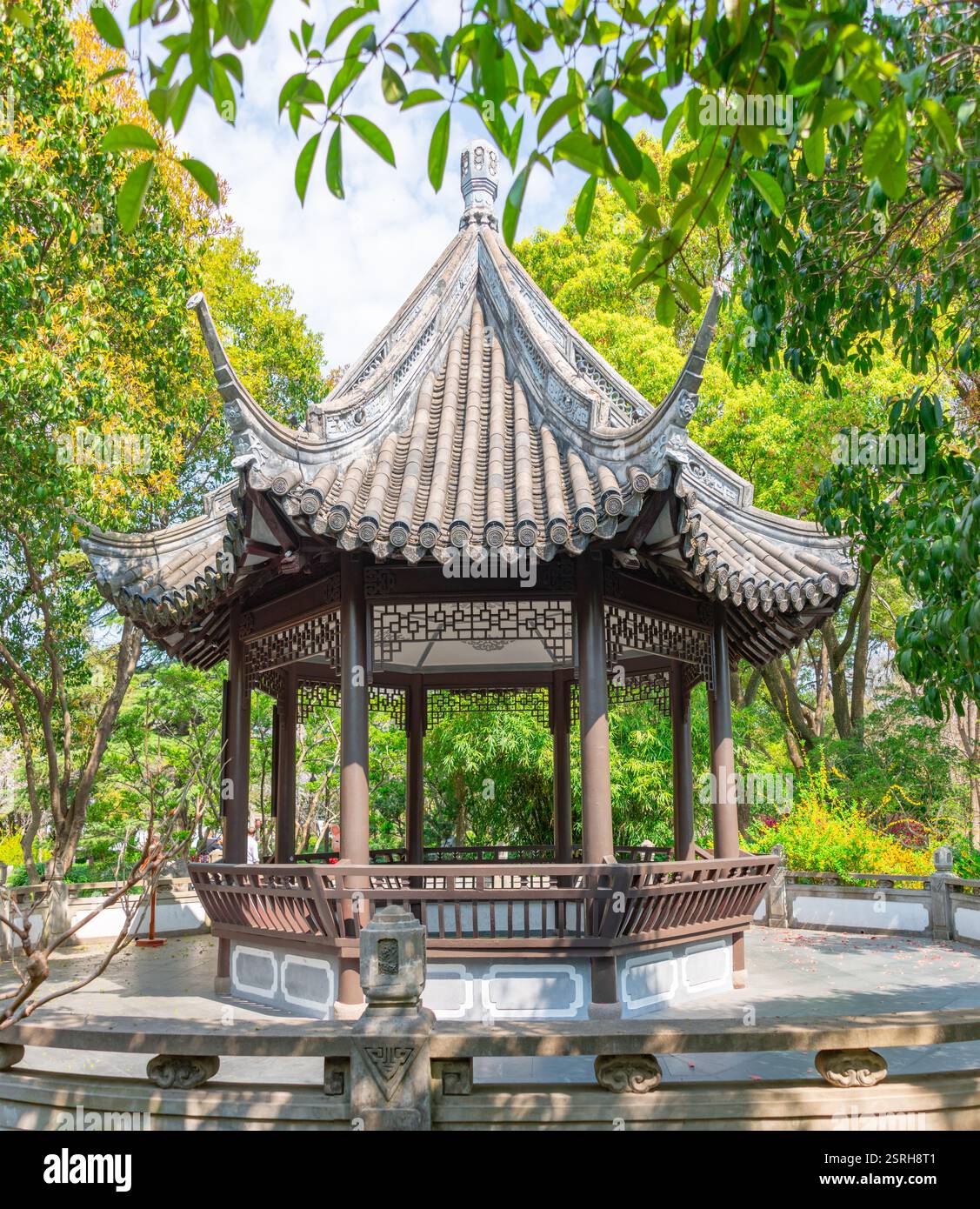Architectural scenery of Guyi Garden in Shanghai, China Stock Photo - Alamy