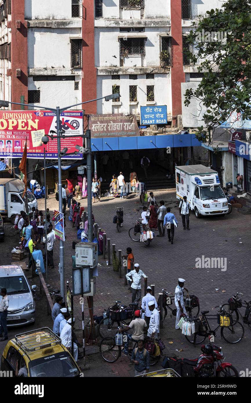 Grant road railway station, mumbai, maharashtra, India, Asia Stock ...