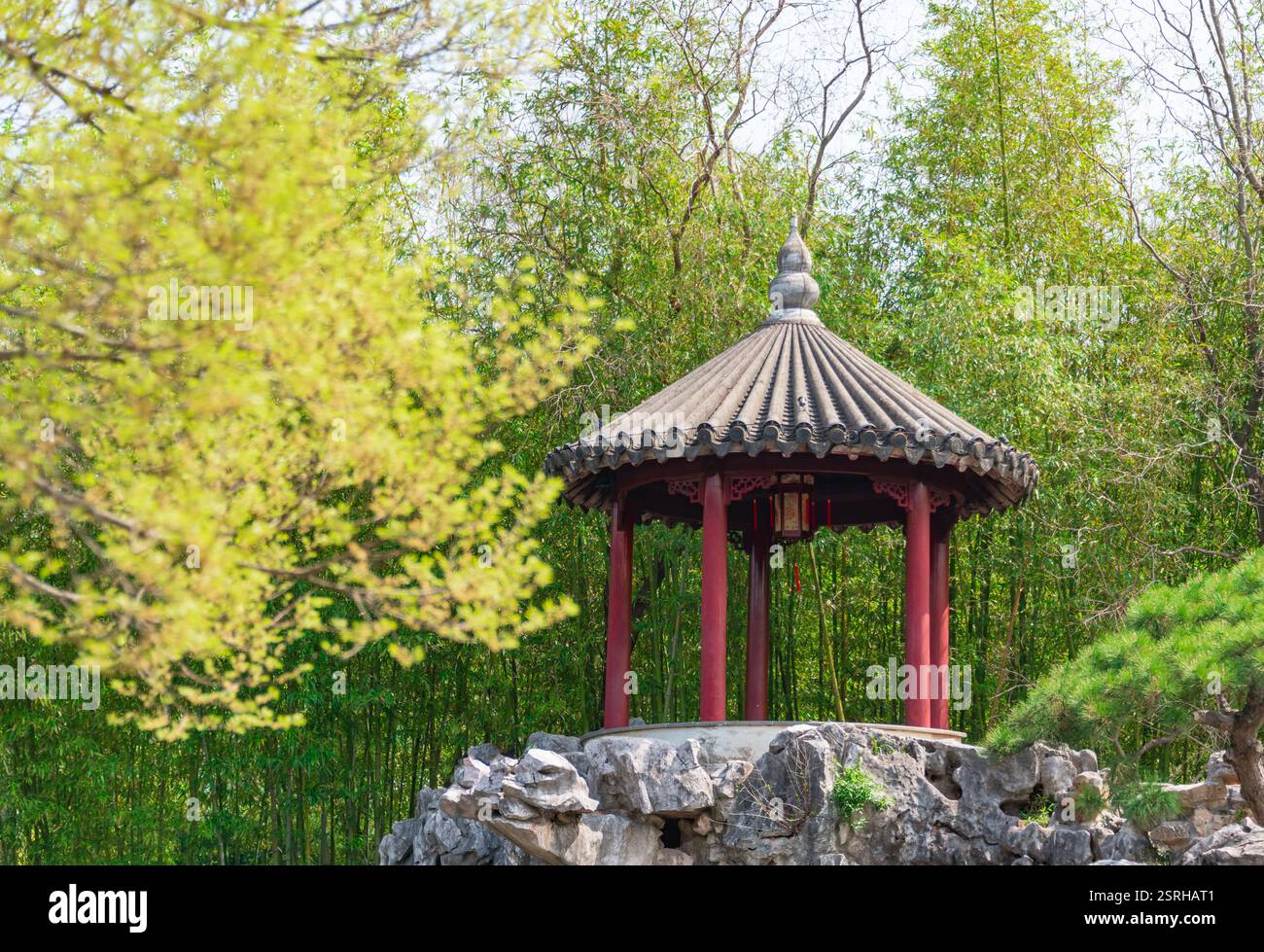 Architectural scenery of Guyi Garden in Shanghai, China Stock Photo - Alamy