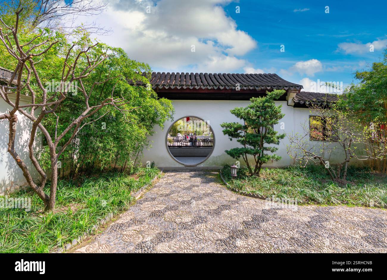 Architectural scenery of Guyi Garden in Shanghai, China Stock Photo - Alamy