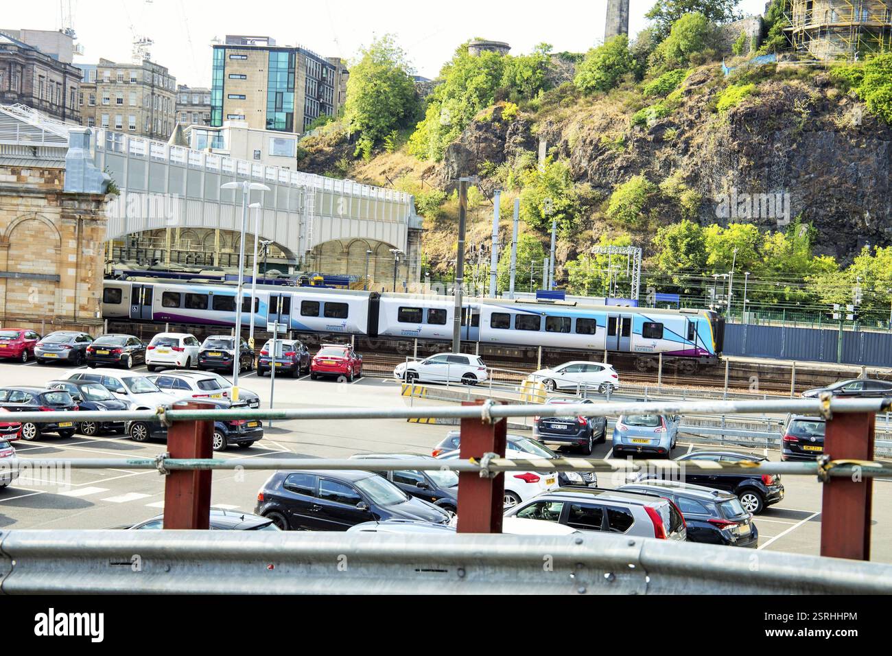 Edinburgh railway station, Scotland, UK, United Kingdom, Europe Stock ...