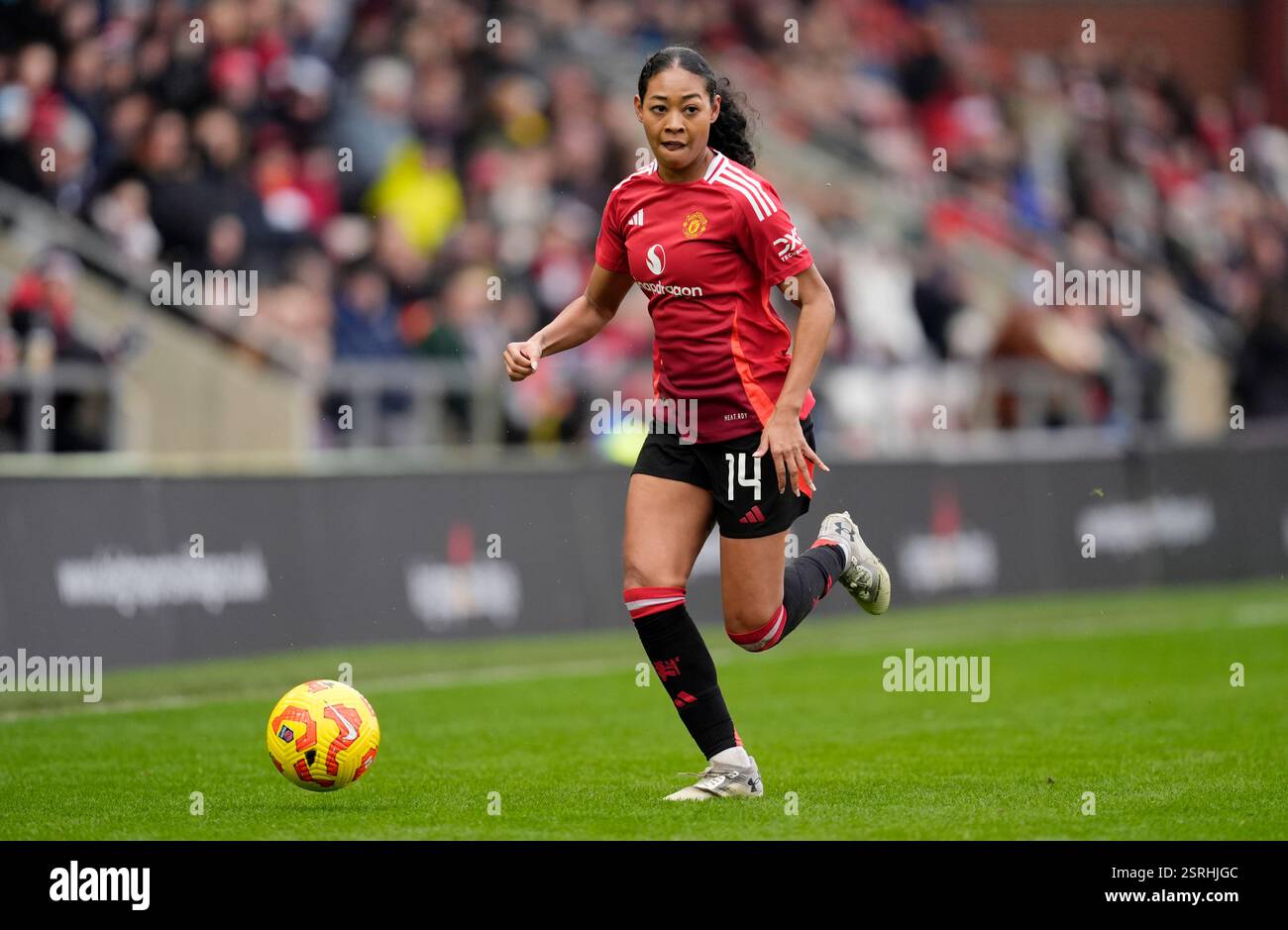 Manchester United's Jayde Riviere during the Barclays Women's Super ...