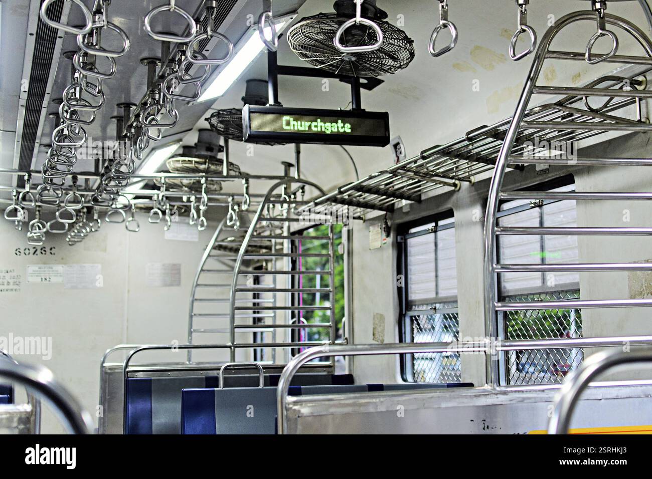 Empty local train, Church gate Railway Station, Mumbai, Maharashtra ...