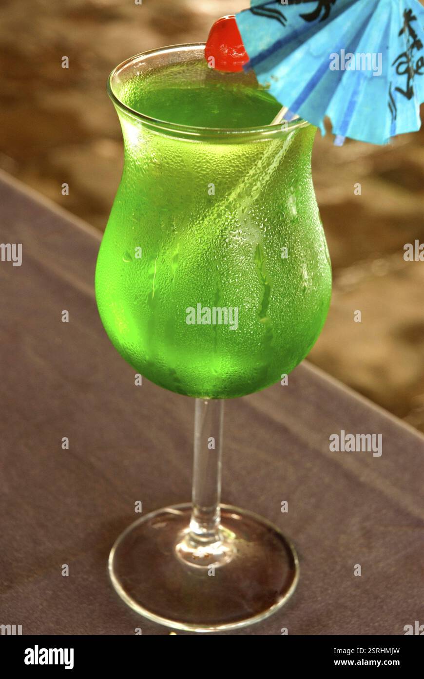 Cold drink khas flavour served in glass Stock Photo - Alamy
