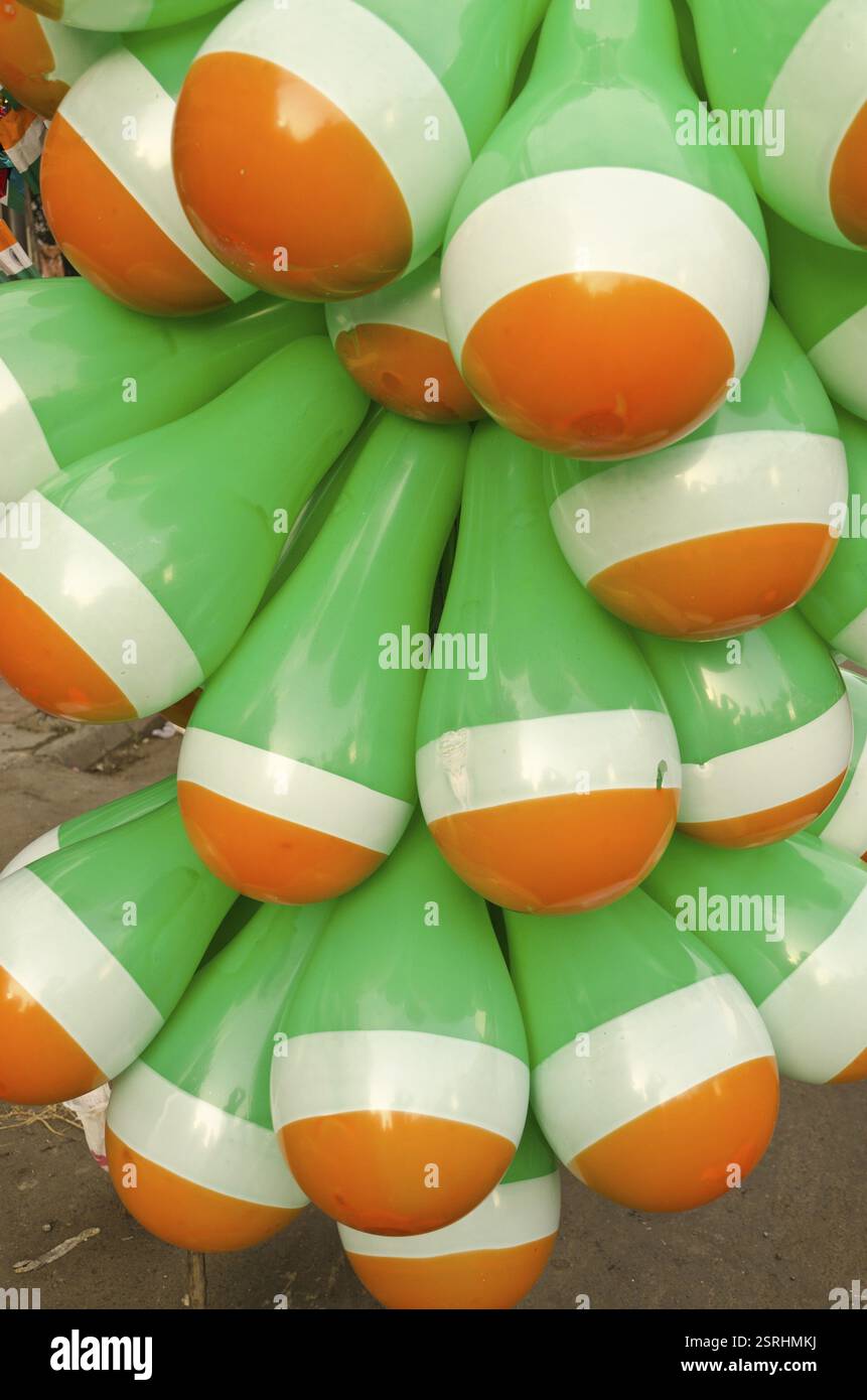 Balloon in colour of flag of India, India, Asia Stock Photo - Alamy