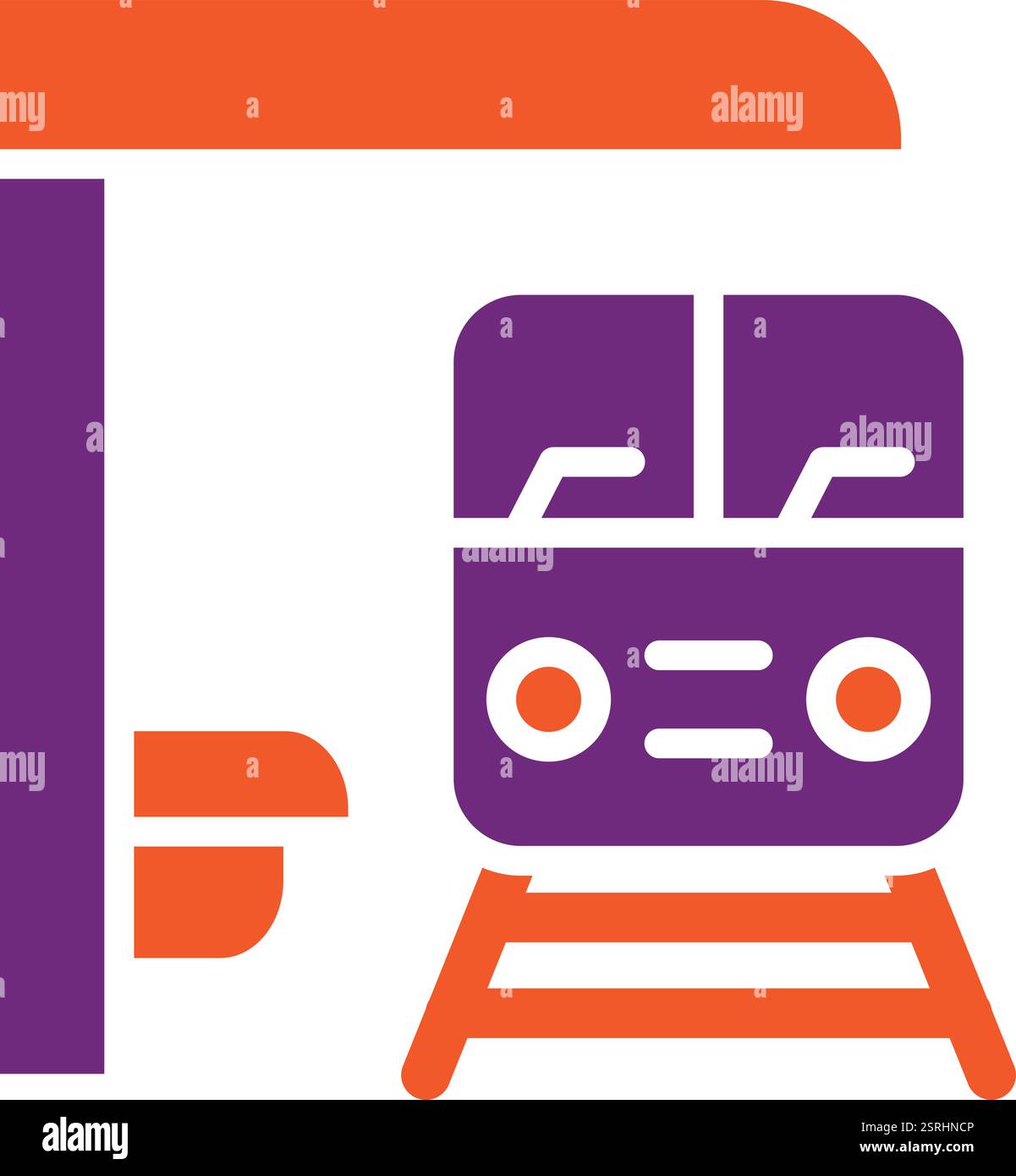 Train platform Vector Icon Design Illustration Stock Vector Image & Art ...