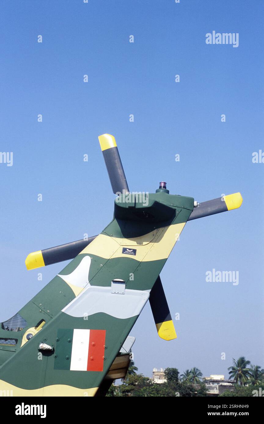 Backside fan of advance light helicopter Dhruv of Army, Bombay Mumbai ...