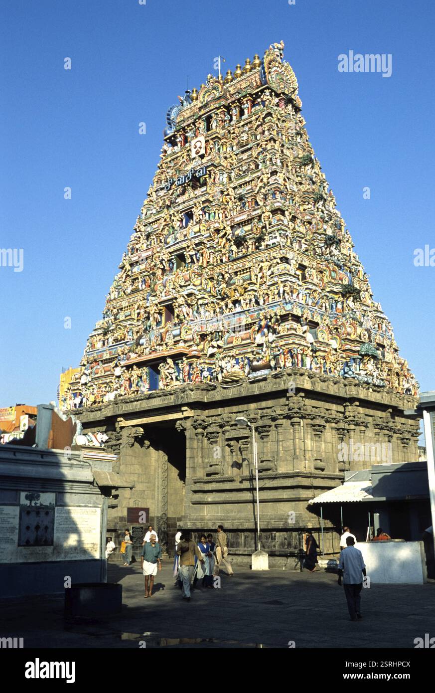 Rajagopuarm of kapaleeswarar temple, Mylapore, Madras Chennai, Tamil ...