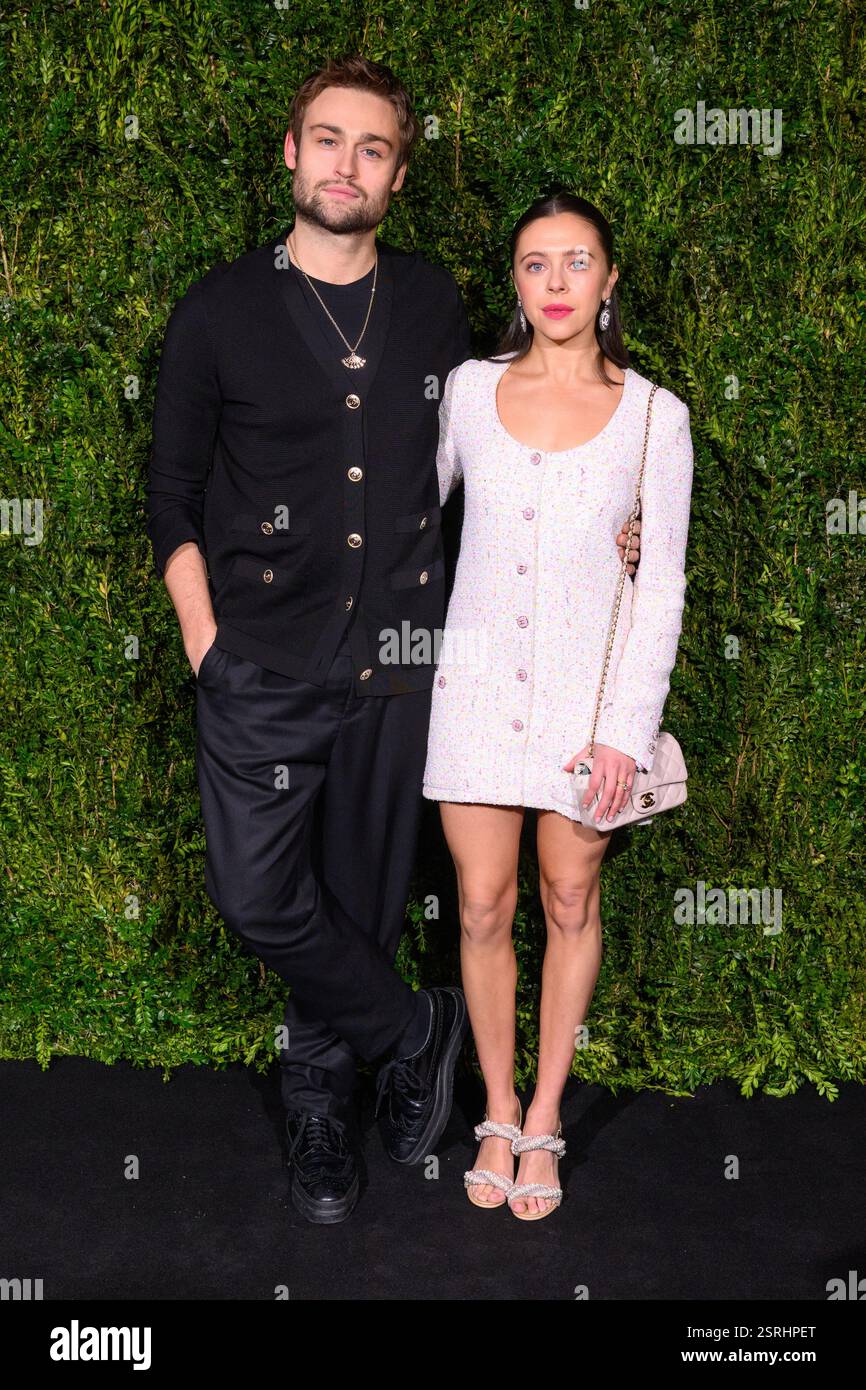 London, UK. 15 February 2025. Douglas Booth and Bel Powley attending ...