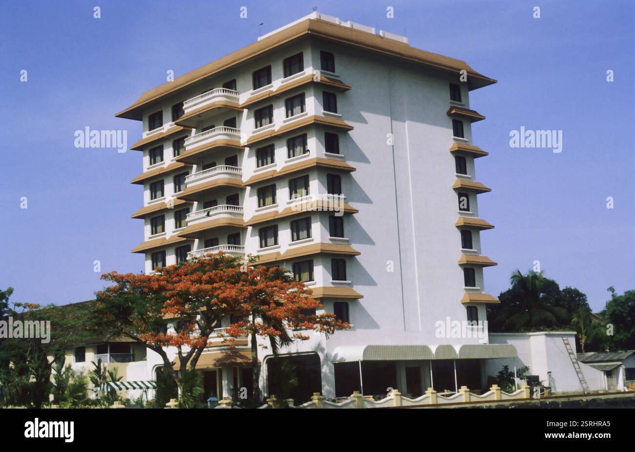 Residential Building at cochin harbor Stock Photo - Alamy