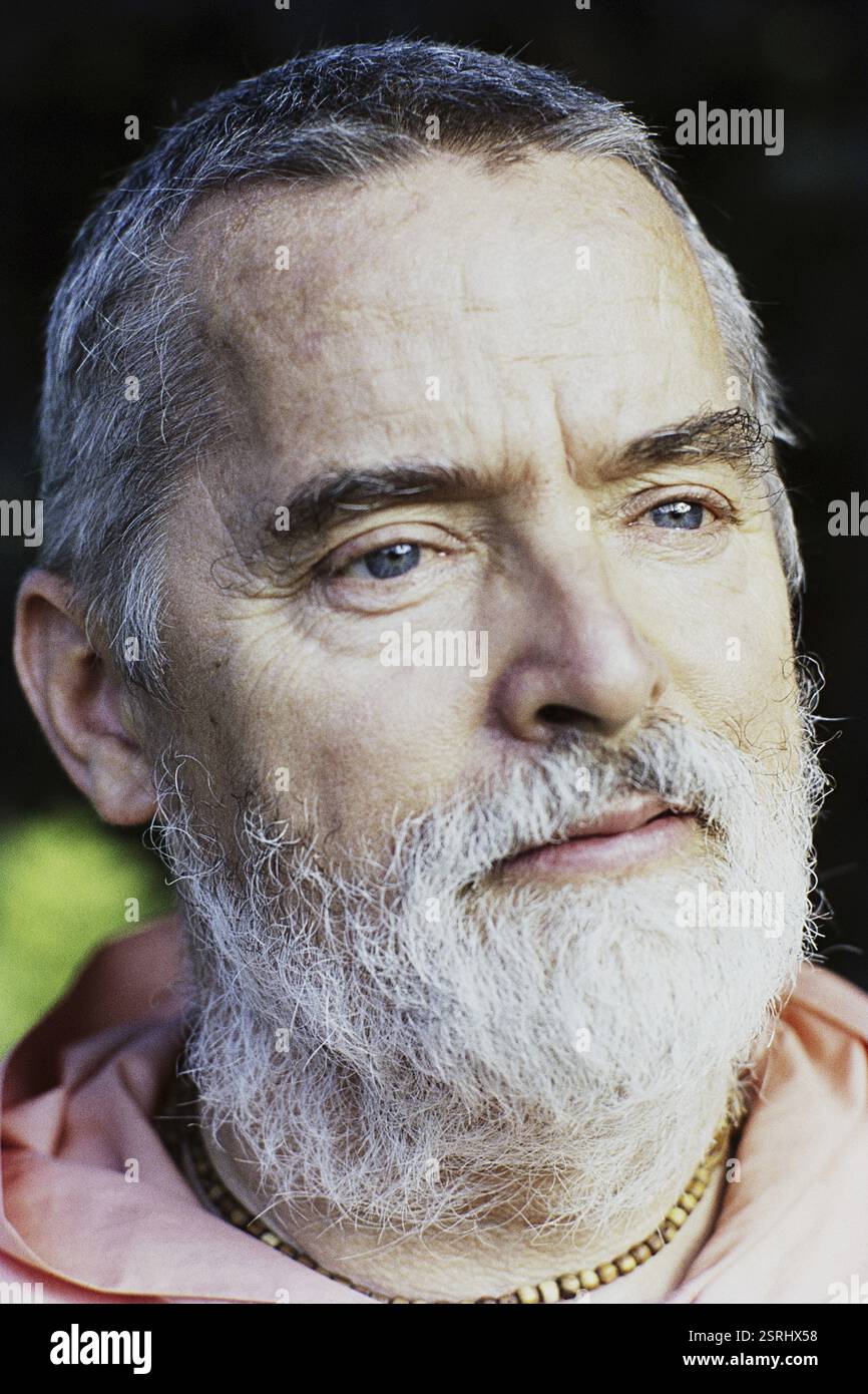 Close-up of Bhakti Pad Iskcon guru, India, Asia Stock Photo - Alamy