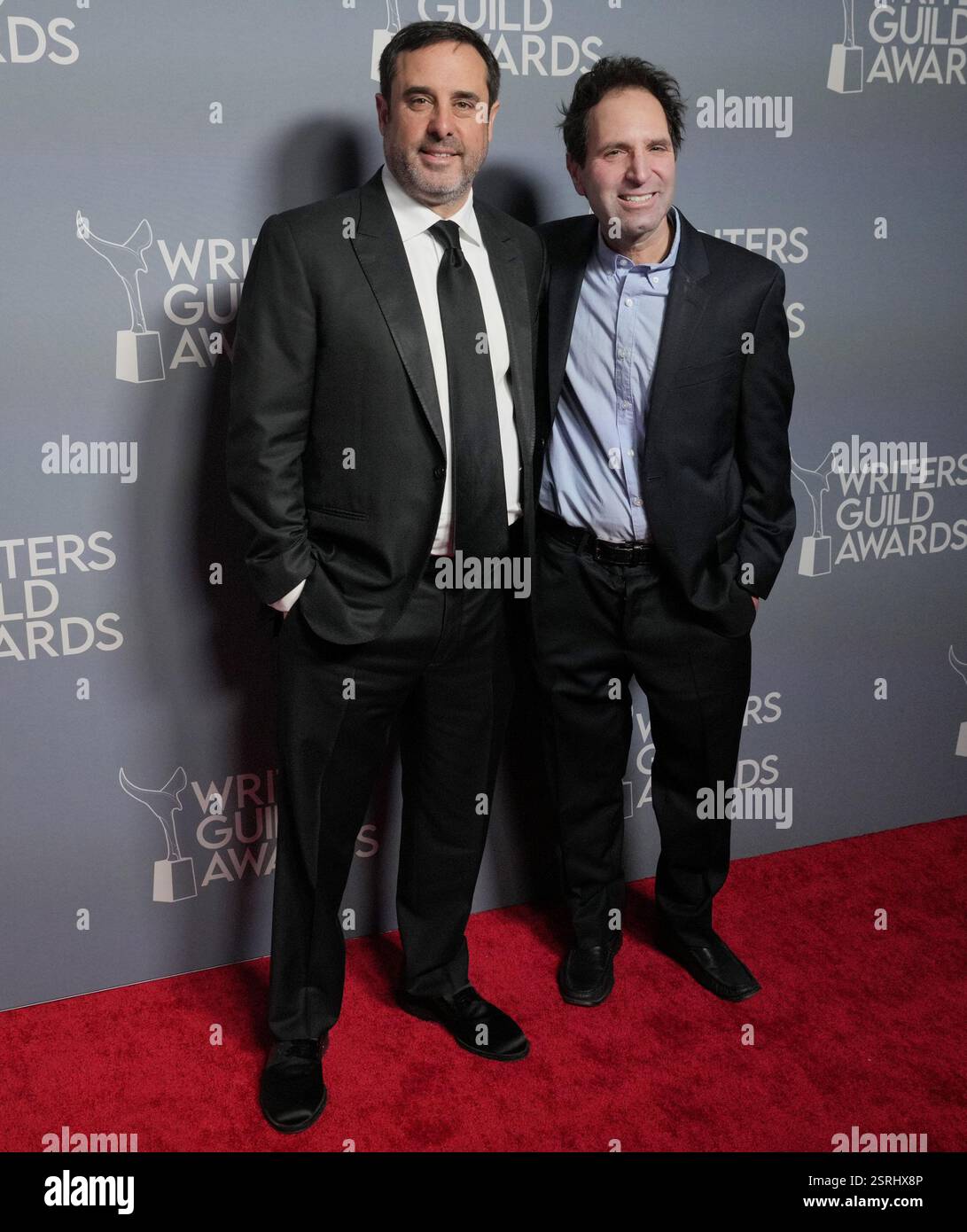 Los Angeles, USA. 15th Feb, 2025. (L-R) Jeff Schaffer and Steve Leff ...