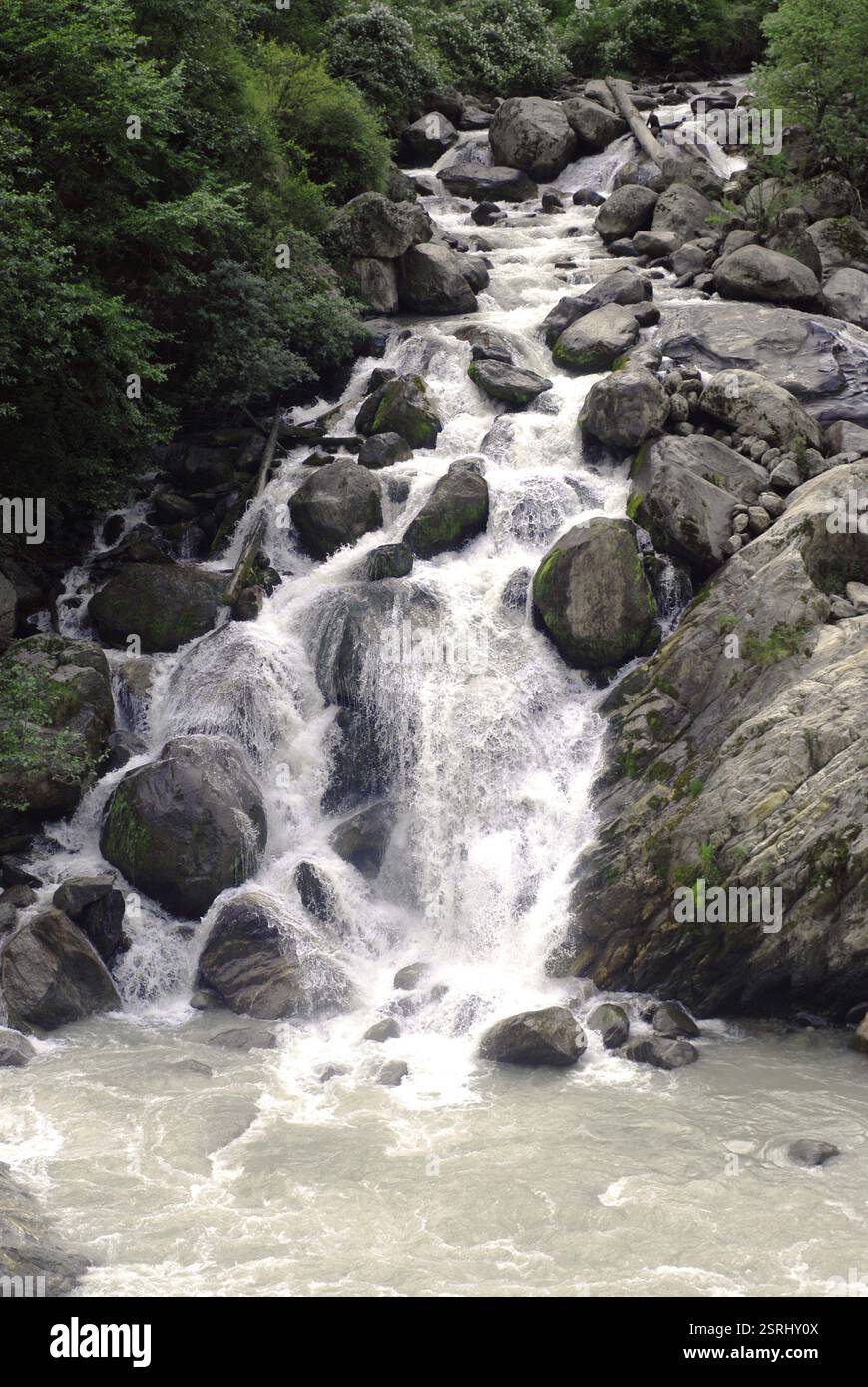 Falls cascade cascades cataract cataracts Color Colors flowing force India landmark landmarks ...