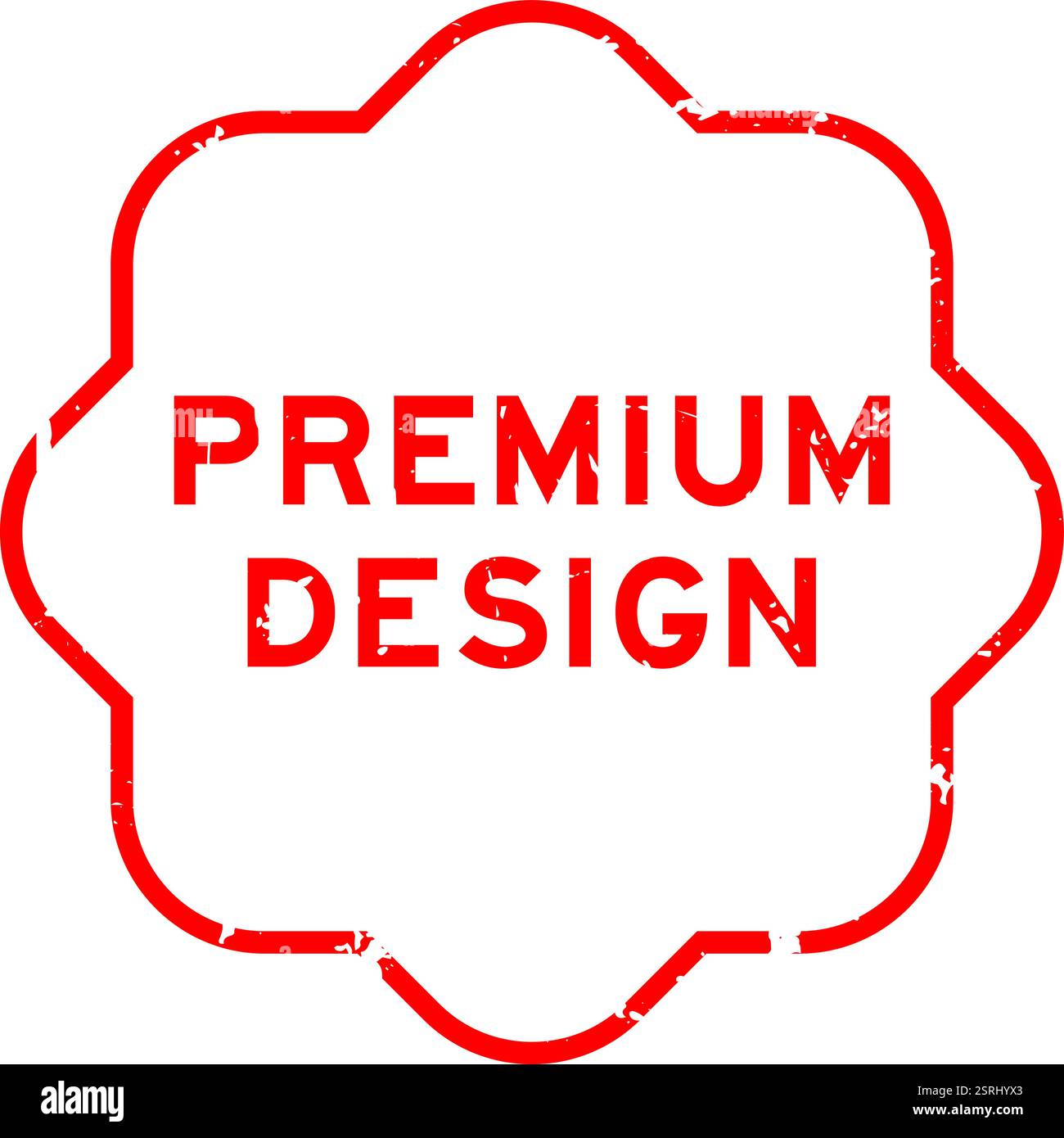 Grunge red premium design word square rubber seal stamp on white background Stock Vector Image ...