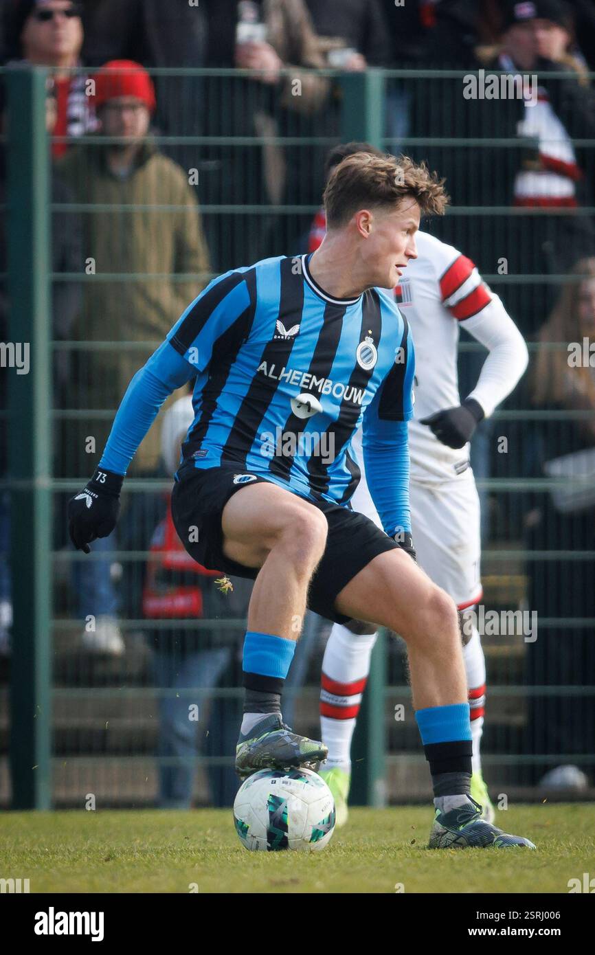 Club's Laurens Goemaere pictured in action during a soccer match ...