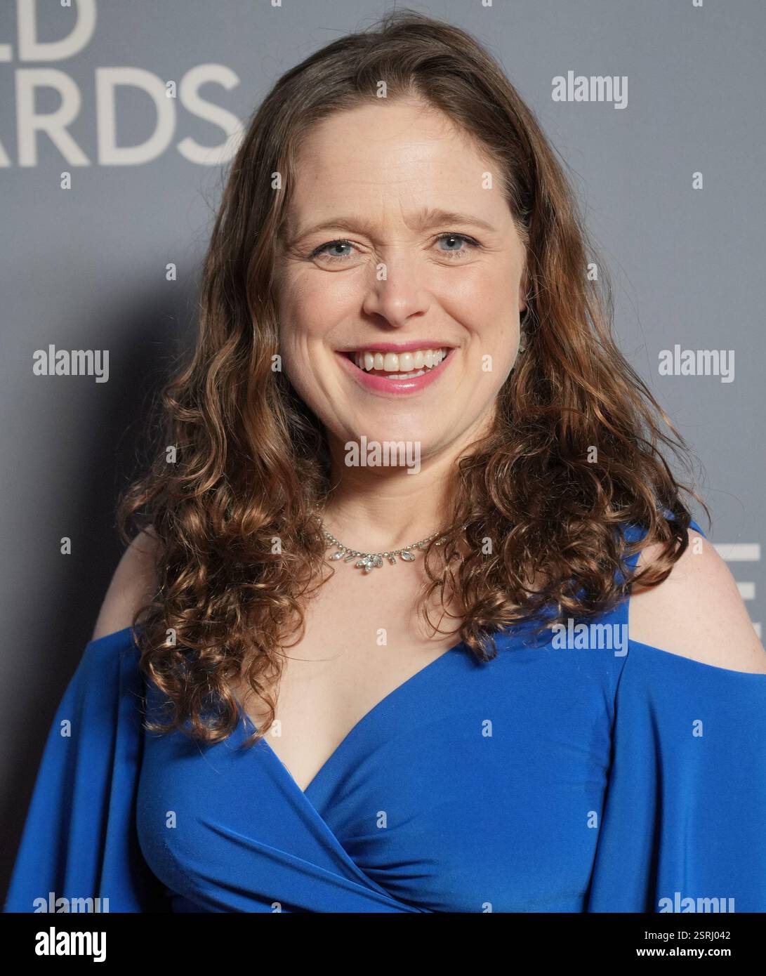 Jessica Honor Carleton arrives at the 2025 Writers Guild Awards held at ...