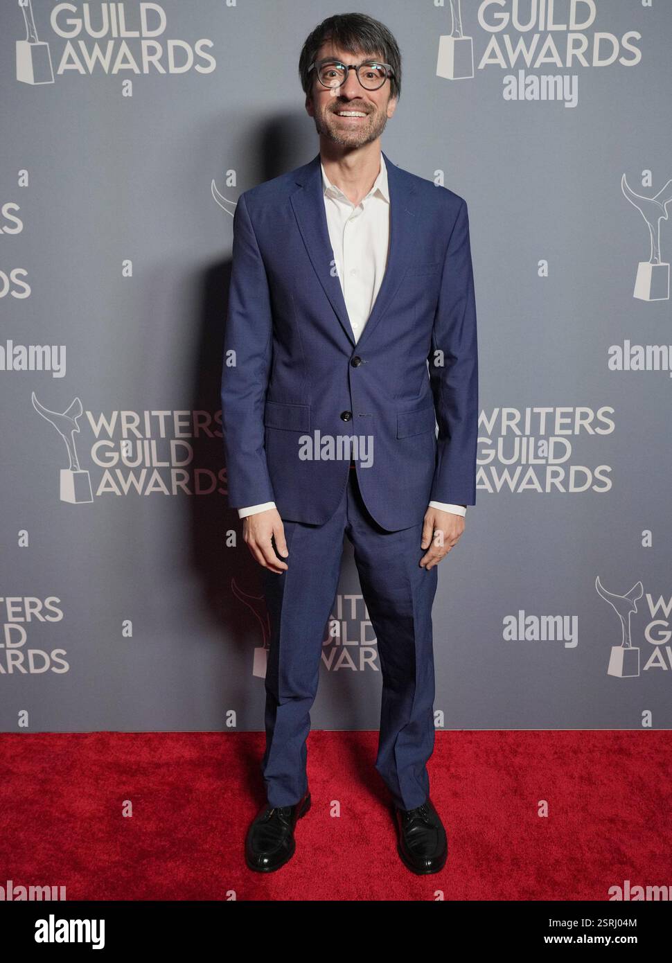 Eli Attie arrives at the 2025 Writers Guild Awards held at the Beverly ...