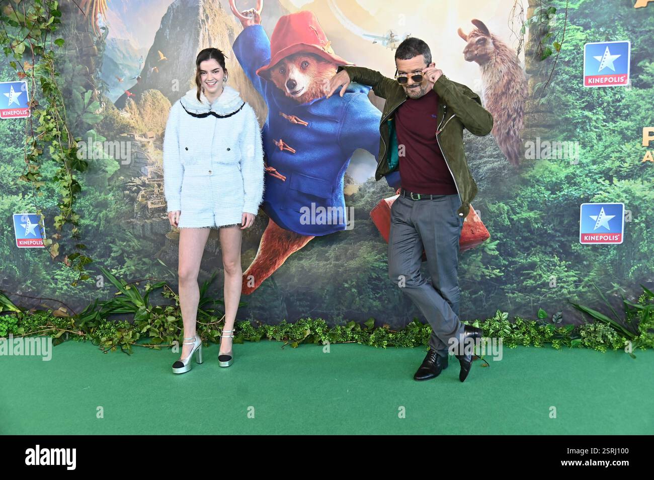 Antonio Banderas and Actress Carla Tous attending "Paddington: Aventura ...