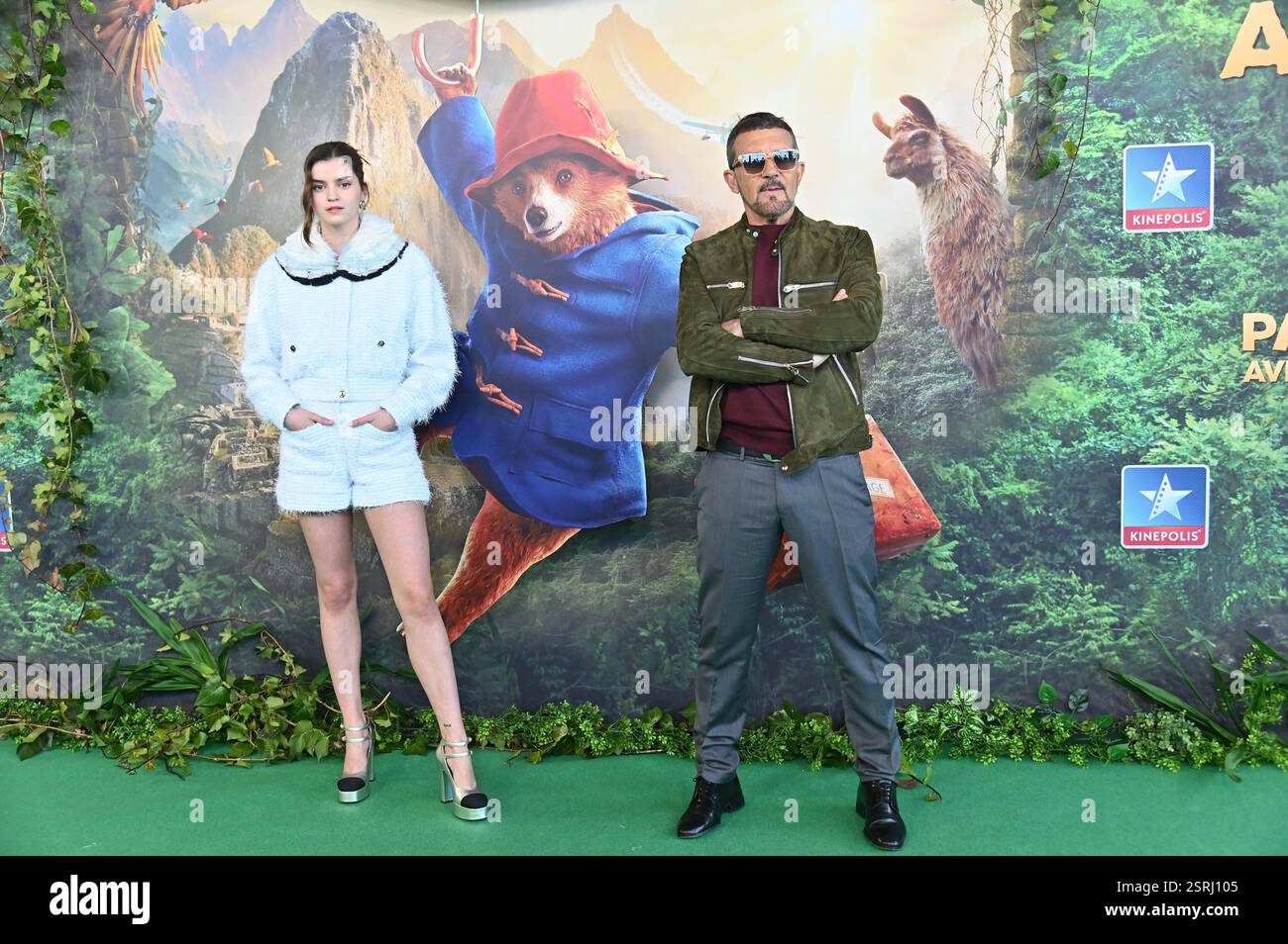 Antonio Banderas and Actress Carla Tous attending "Paddington: Aventura ...