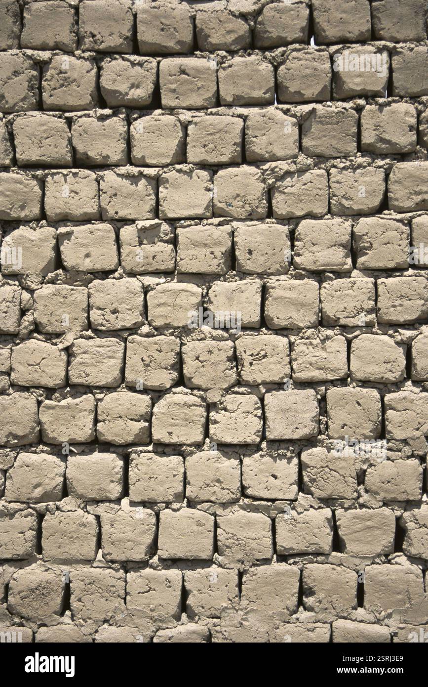 Mud bricks wall, Ladakh, Jammu & Kashmir, India, Asia Stock Photo - Alamy