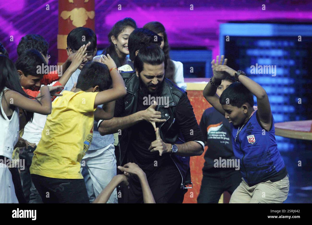 Bollywood actor Riteish Deshmukh during the promotion of film Banjo on ...