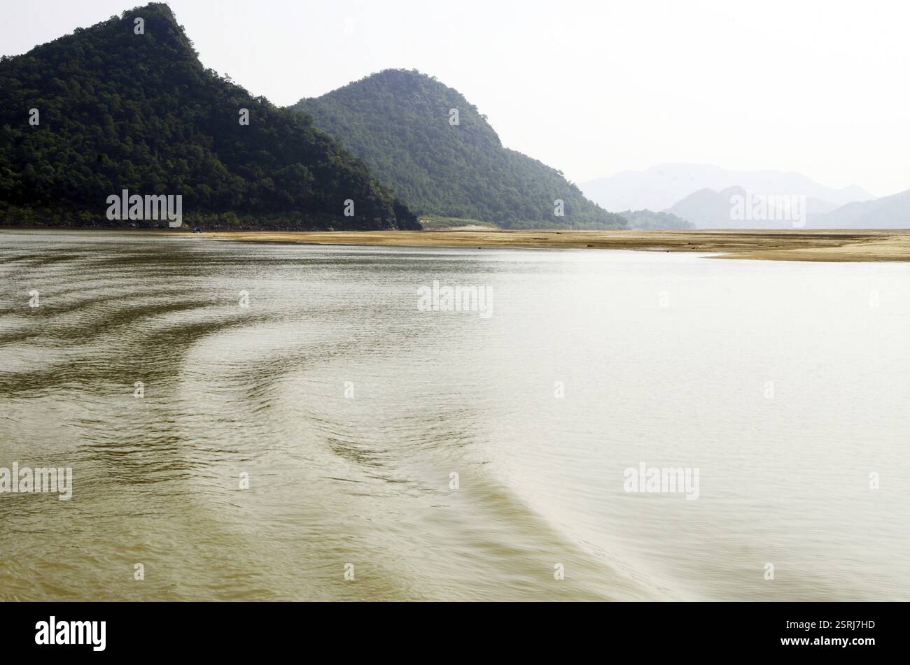 River Godavari Papi Hills Rajahmundry Andhra Pradesh India Asia Stock ...