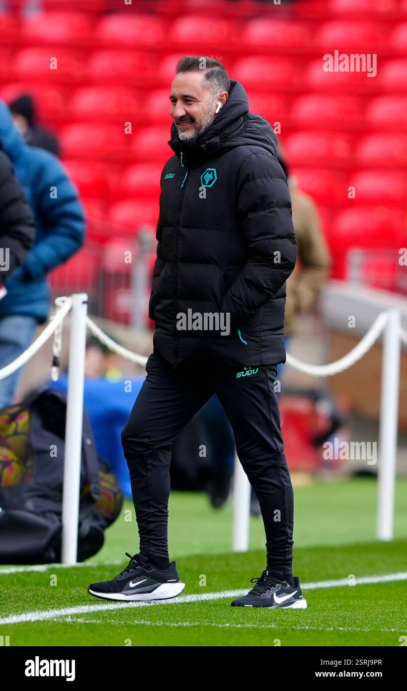 Wolverhampton Wanderers manager Vitor Pereira arrives before the ...