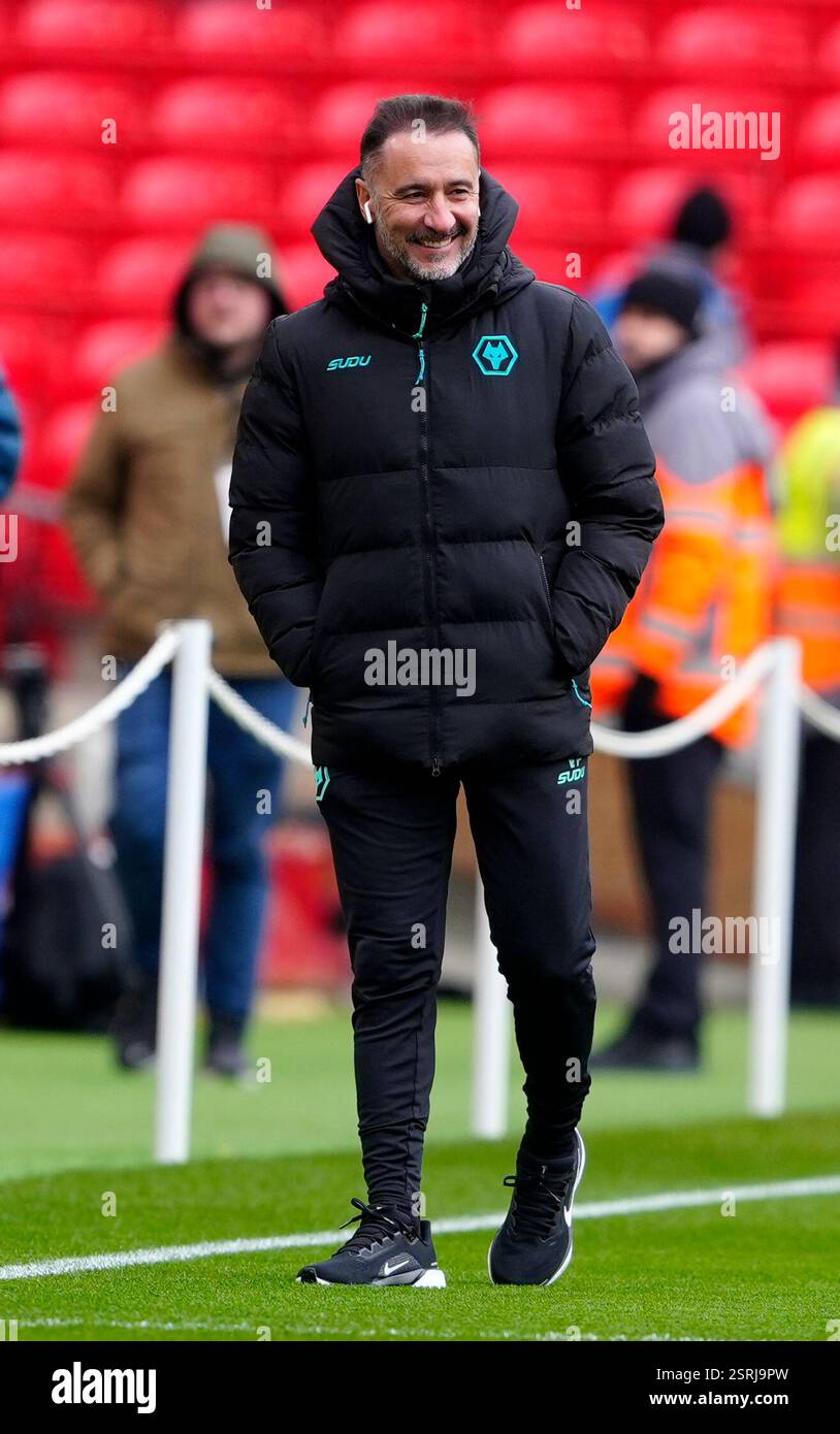 Wolverhampton Wanderers manager Vitor Pereira arrives before the ...