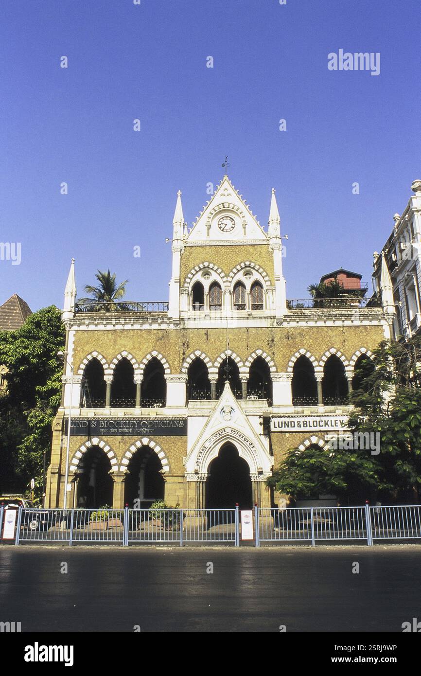 Exterior view of David Sassoon Library, Fort, Mumbai, India, Asia Stock ...