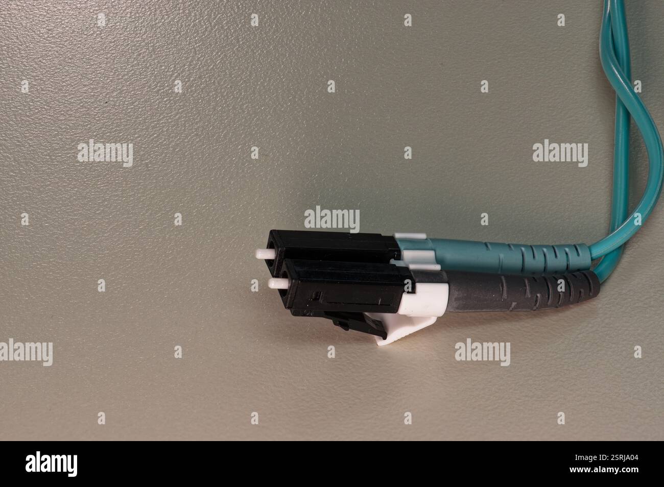 LC style fiber optic connector Stock Photo - Alamy