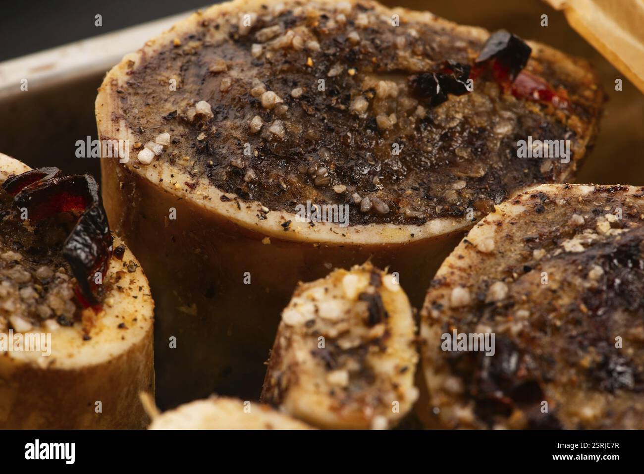 Homemade Roasted Beef Bone Marrow Stock Photo - Alamy