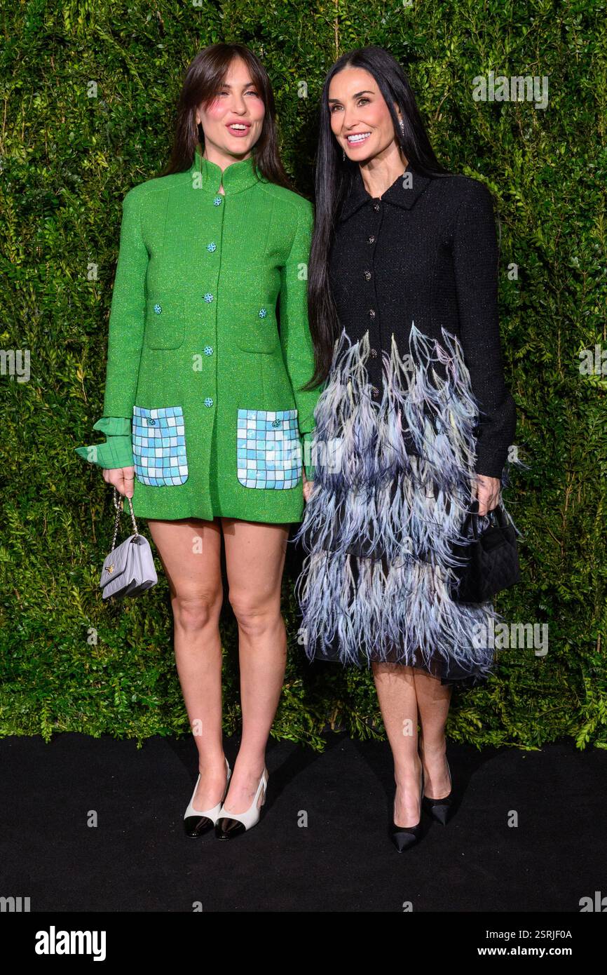 London, UK. 15 February 2025. Scout Willis and Demi Moore attending the ...