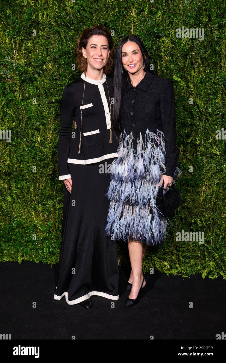 London, UK. 15 February 2025. Fernanda Torres and Demi Moore attending ...