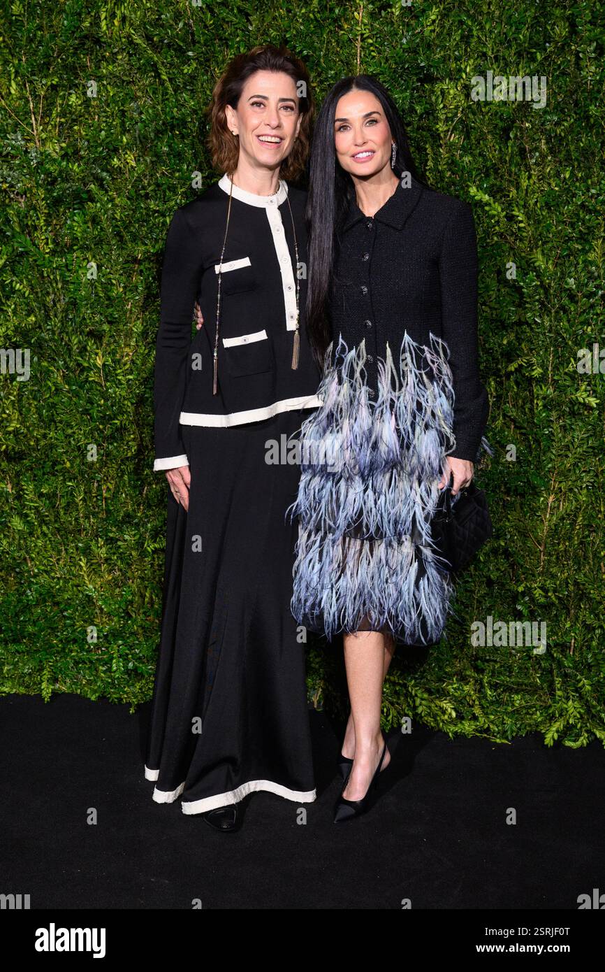London, UK. 15 February 2025. Fernanda Torres and Demi Moore attending ...