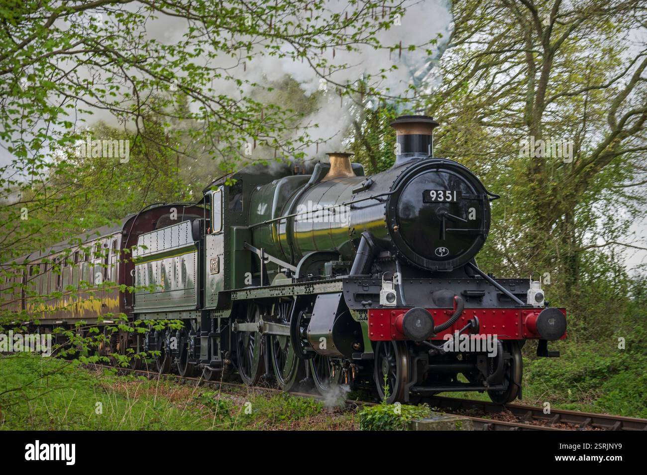 Steam train picture taken at Norton Fitzwarren, Somerset, England, UK ...