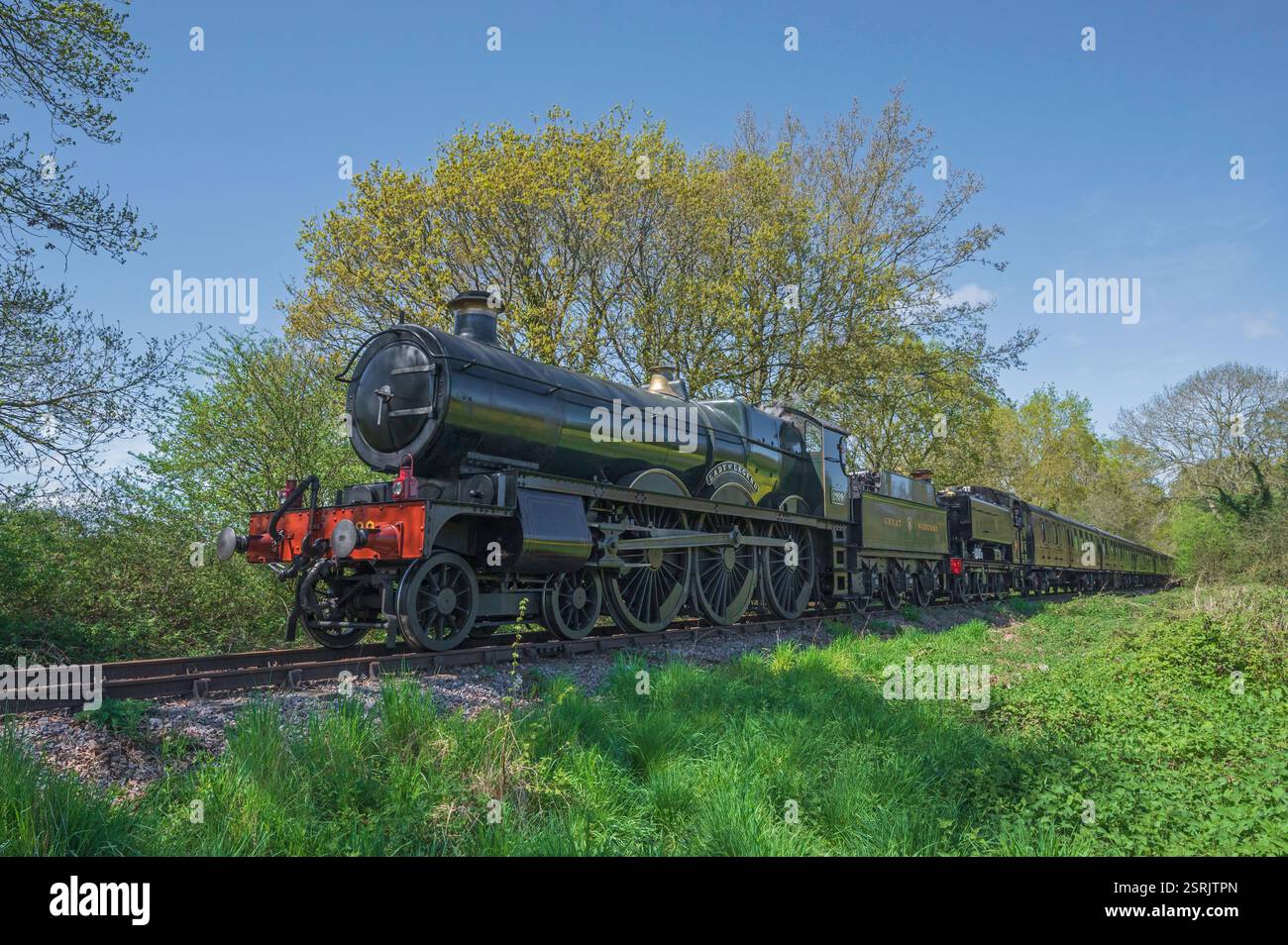 Steam train picture taken at Norton Fitzwarren, Somerset, England, UK ...