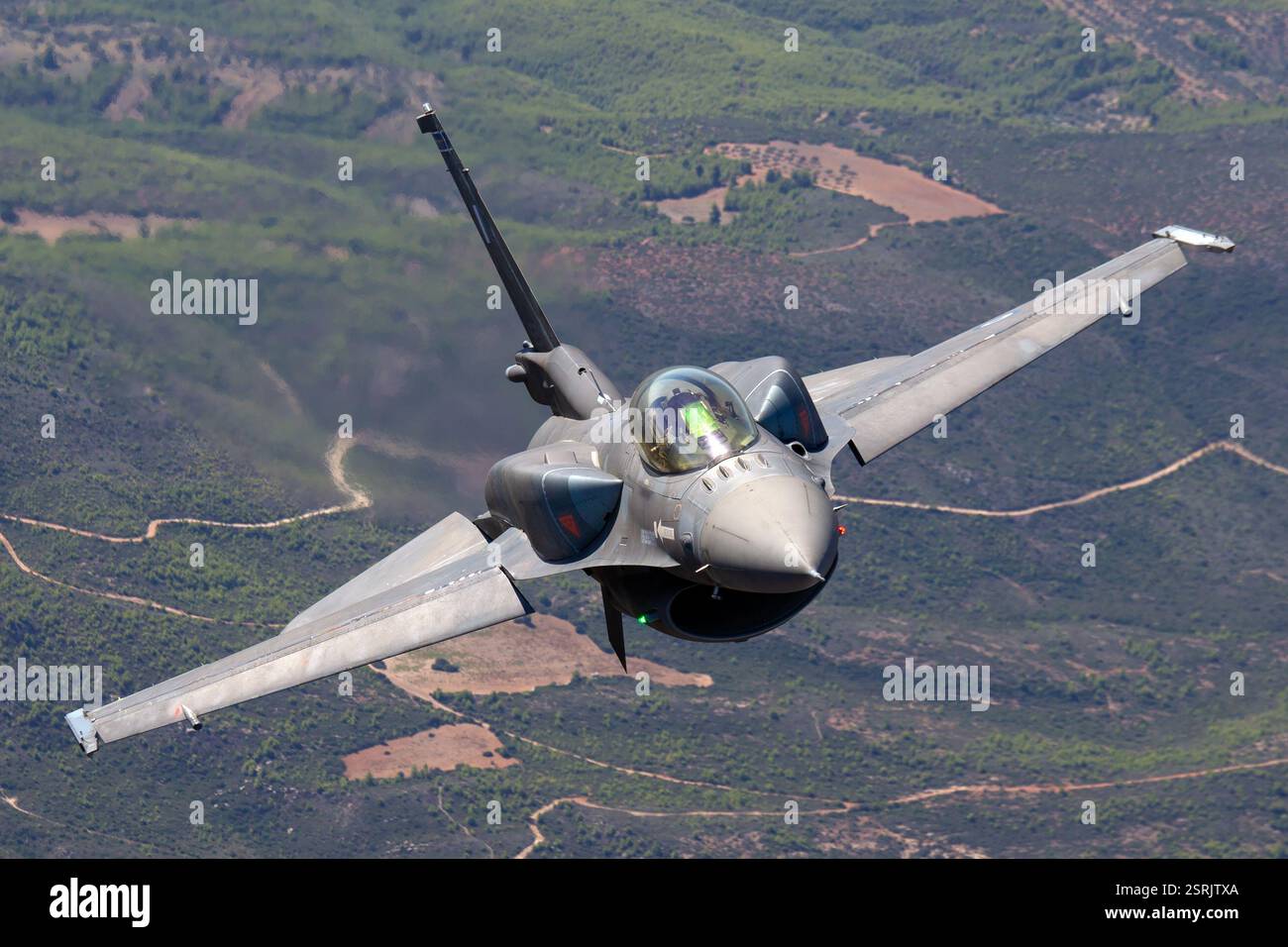 Hellenic Air Force F-16C Block 52+ Viper fighter jet in flight ...