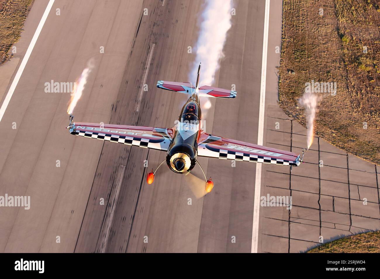 The Su-26 is a Russian aerobatic aircraft with a radial engine ...