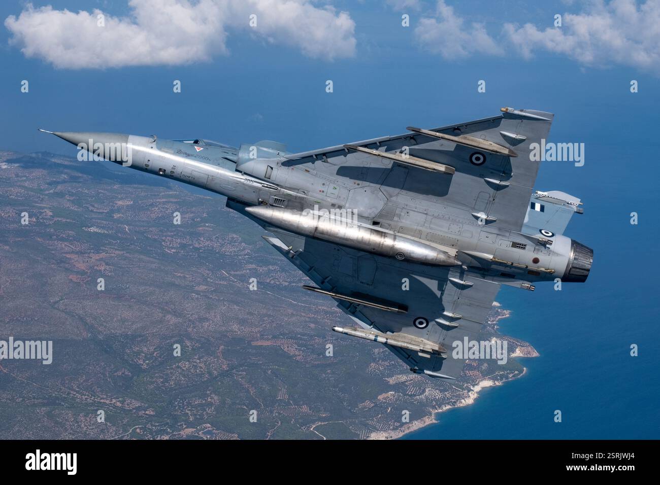 Hellenic Air Force Mirage 2000: Single-seat multirole fighter, powered by SNECMA M53-P2 engine ...